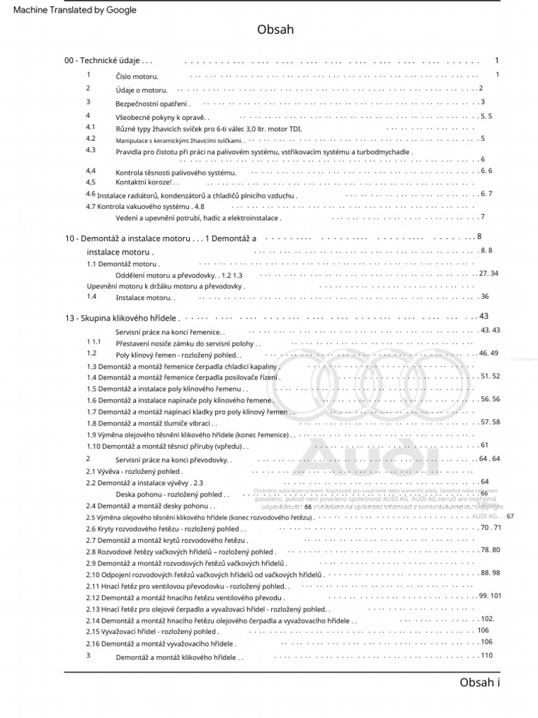 Servisní Manual BMK | PDF
