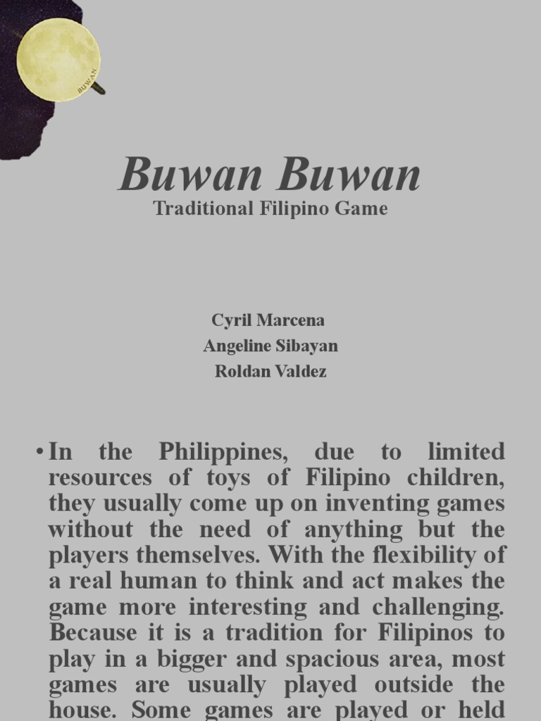 Buwan Buwan Report | PDF