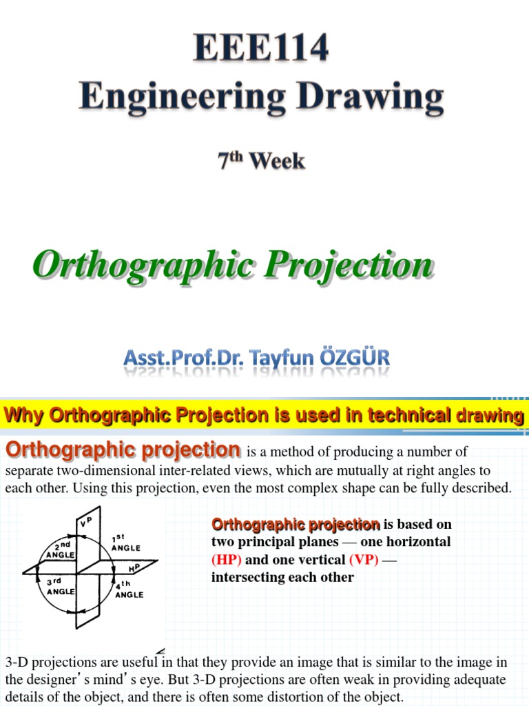 l3 Orthographic Projection | PDF | Geometry | Classical Geometry