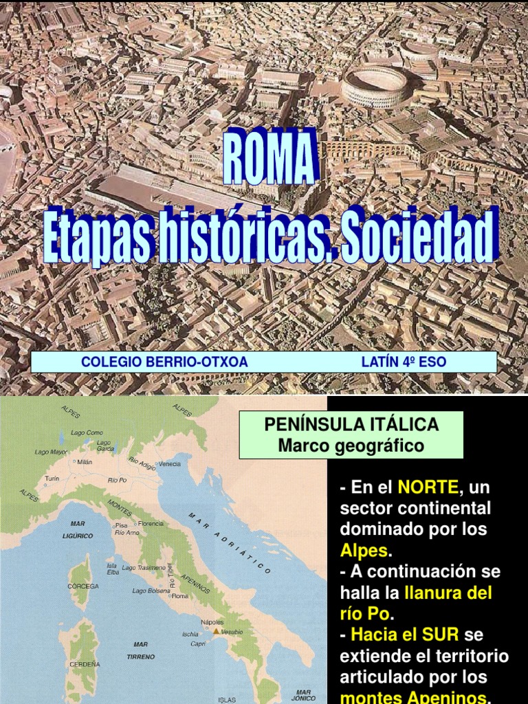 La sociedad romana durante la República: clases sociales y luchas de ...