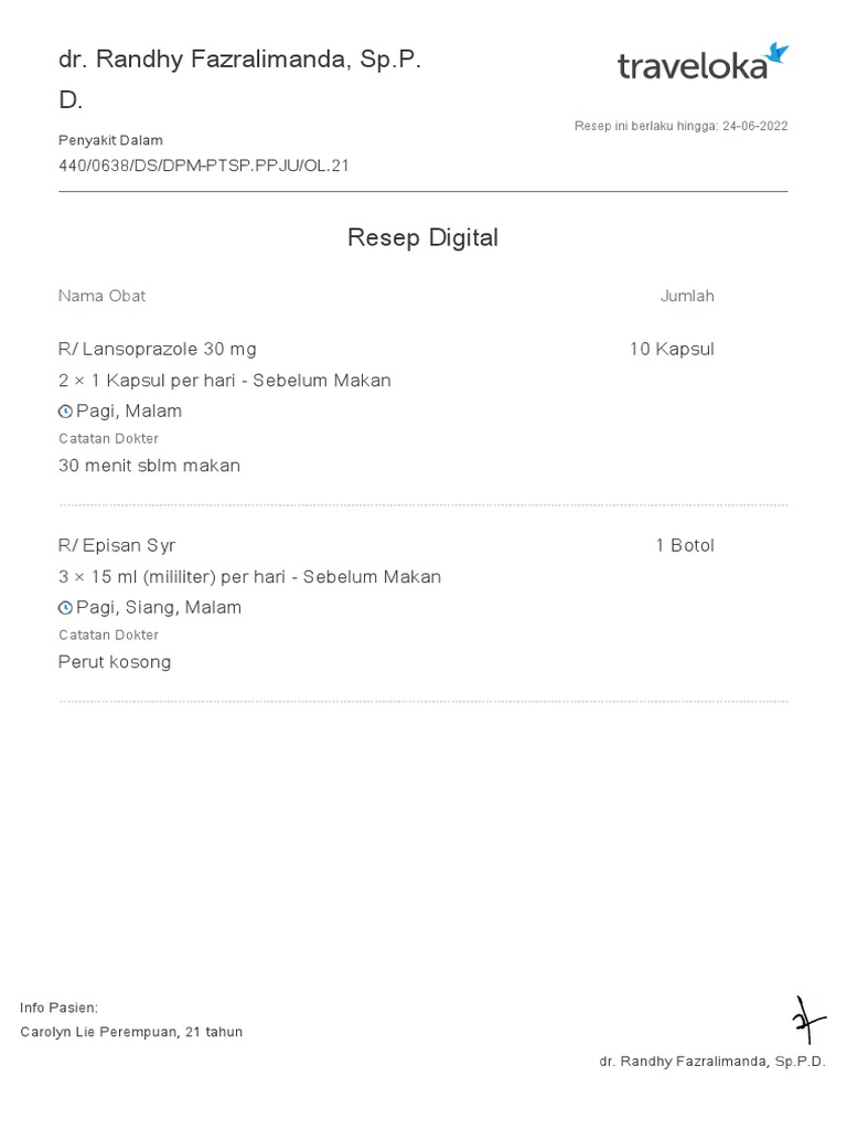 resep obat maag | PDF