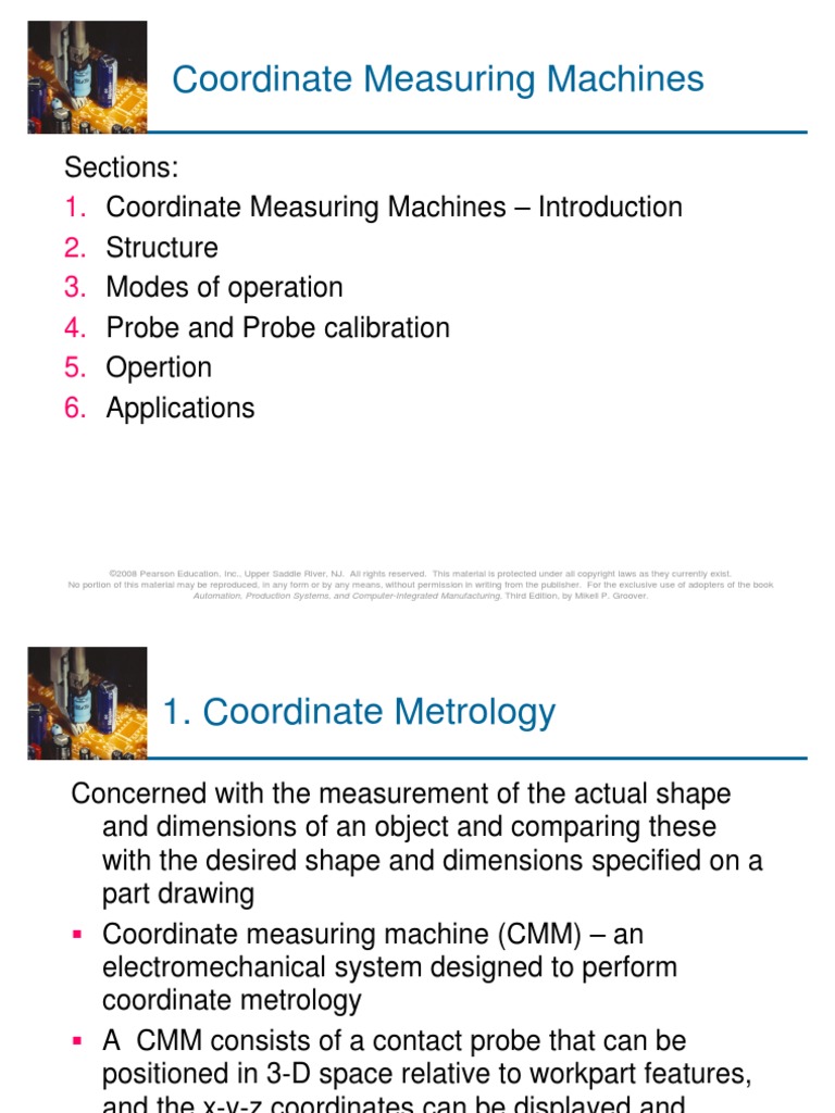 4 1 Cmm And Mv Pdf Physical Sciences