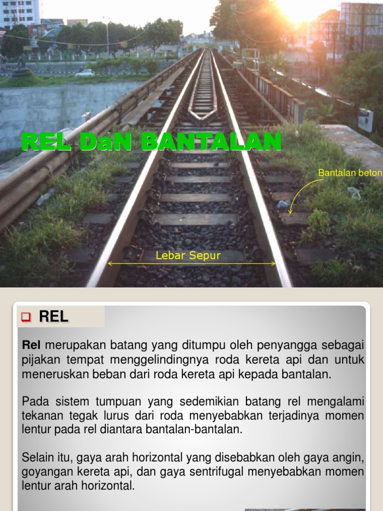 Rel Dan Bantalan | PDF | Teknologi & Rekayasa