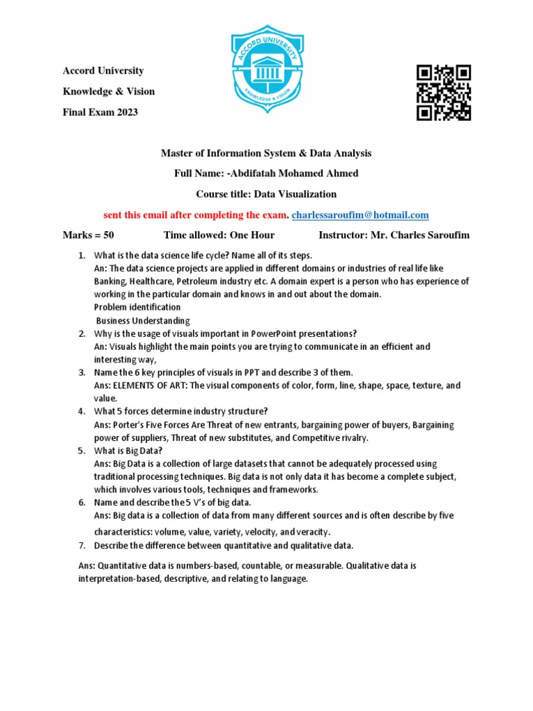 Data Visualization Final Abdifatah Mohamed Ahmed Pdf