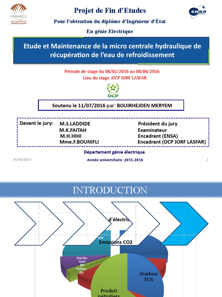 présentation_PFE | PDF | Générateur électrique | Phosphate