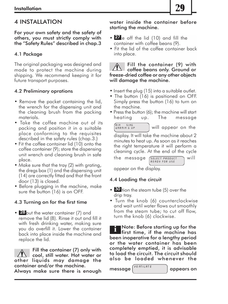 Philips Saeco Vienna Digital SUP 018D User Manual (English - 24 Pages ...