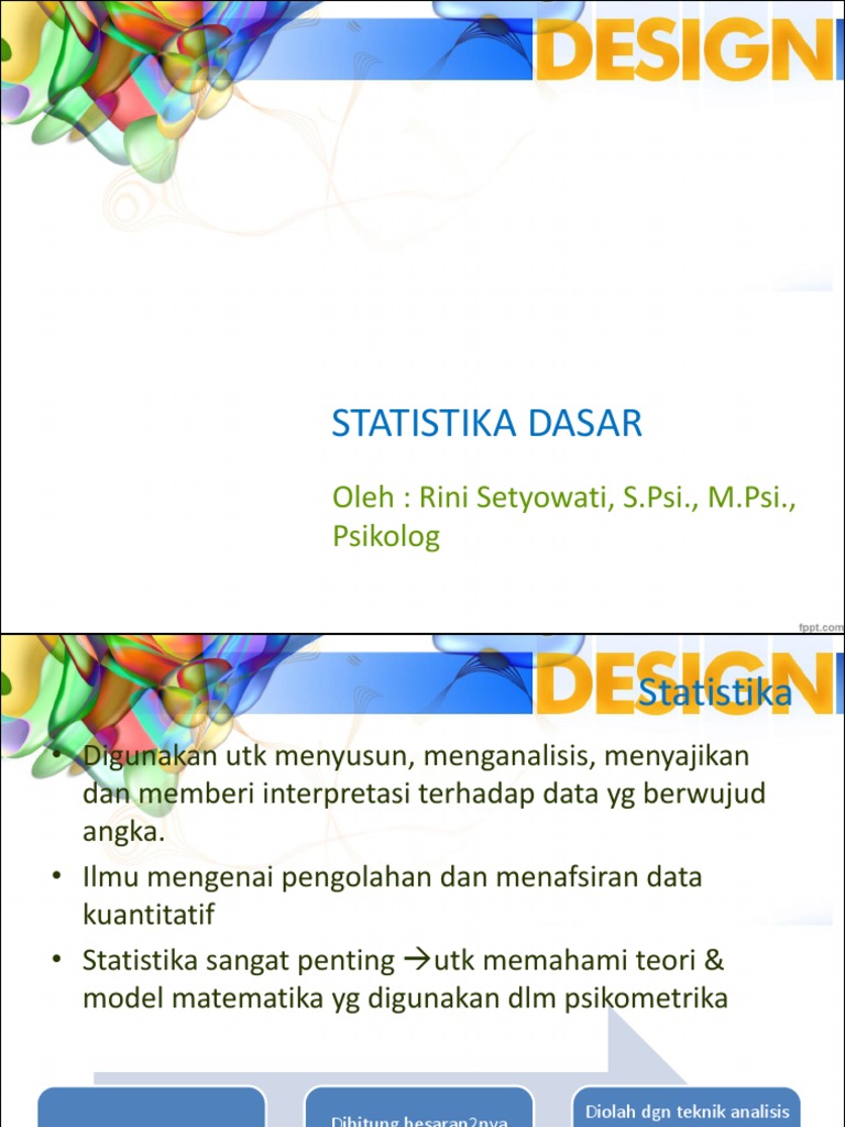 Materi Statistik Dasar | PDF