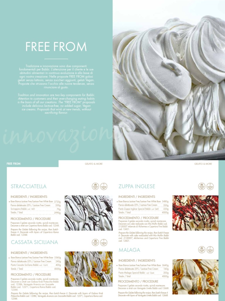 BABBI - Ideario Gelato & More-2022-FREE FROM | PDF