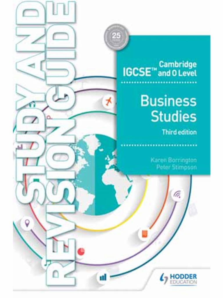 Cambridge IGCSE and O Level Business Studies Study and Revision Guide ...