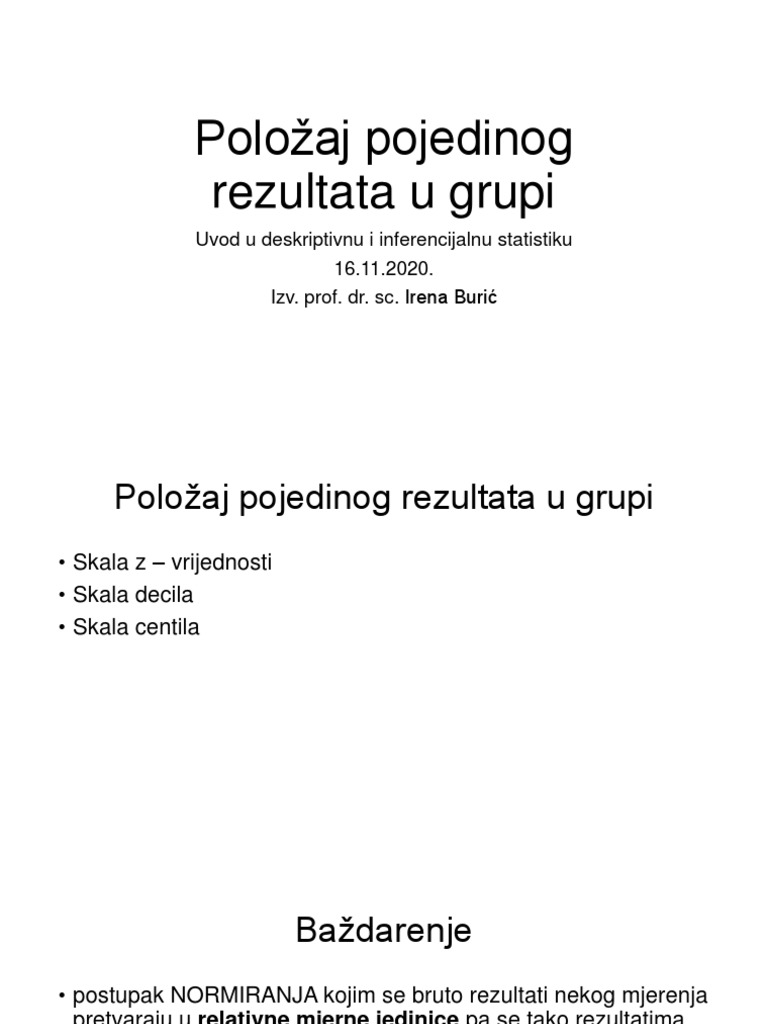 Predavanje 6 | PDF