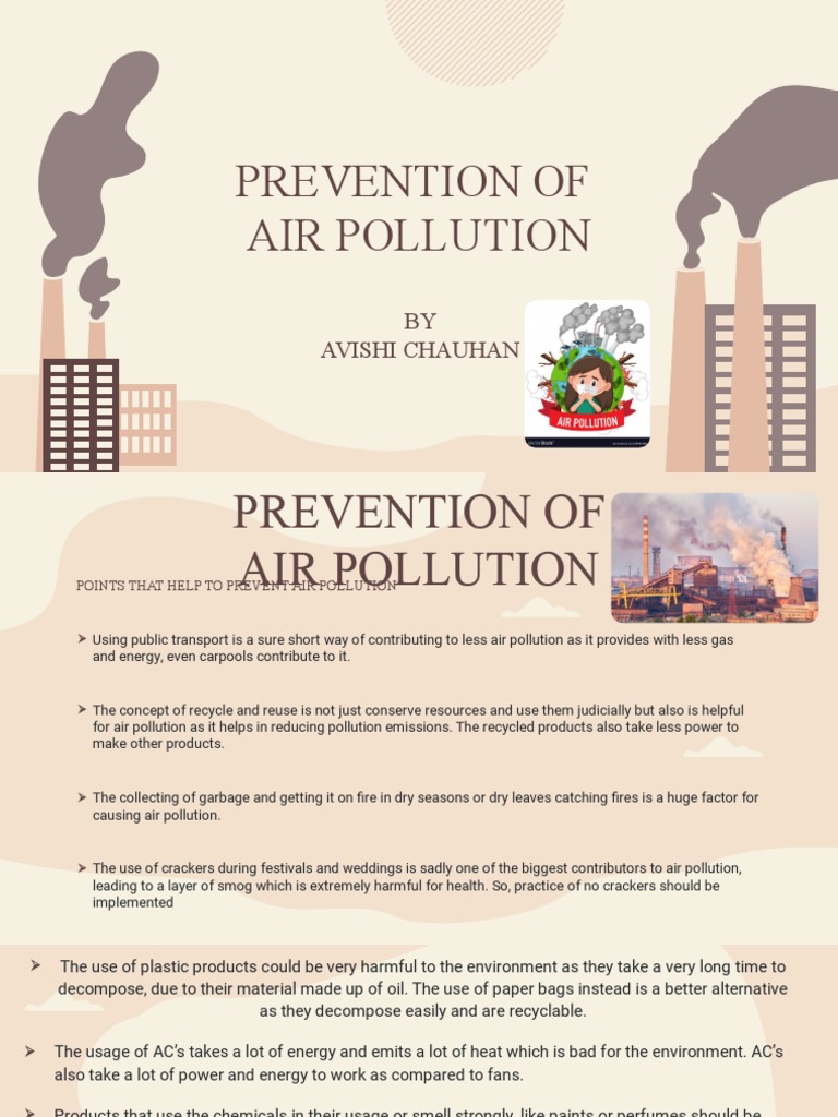 Effective Strategies to Prevent Air Pollution | PDF