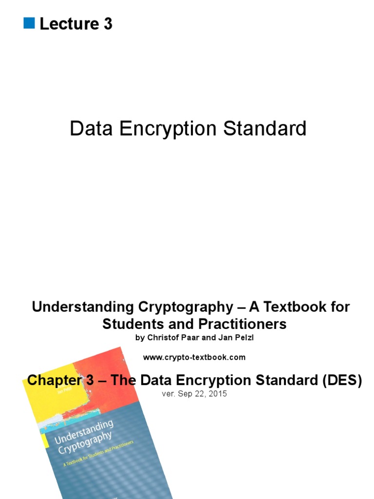 Lecture 3 DES | PDF
