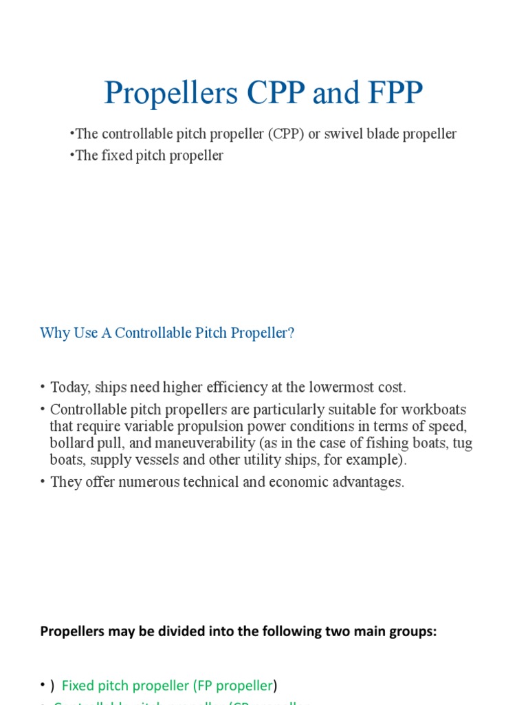 CPP vs FPP: Key Differences and Benefits | PDF