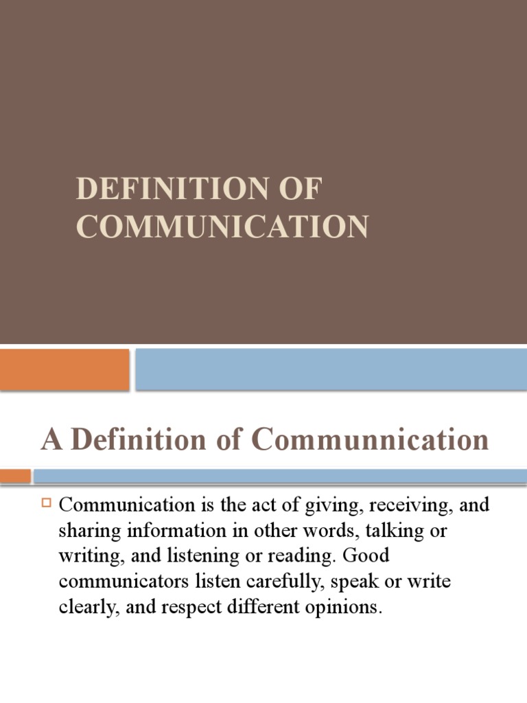 Communication Assignment 3 Diagram Remake | PDF | Communication | Nonverbal Communication