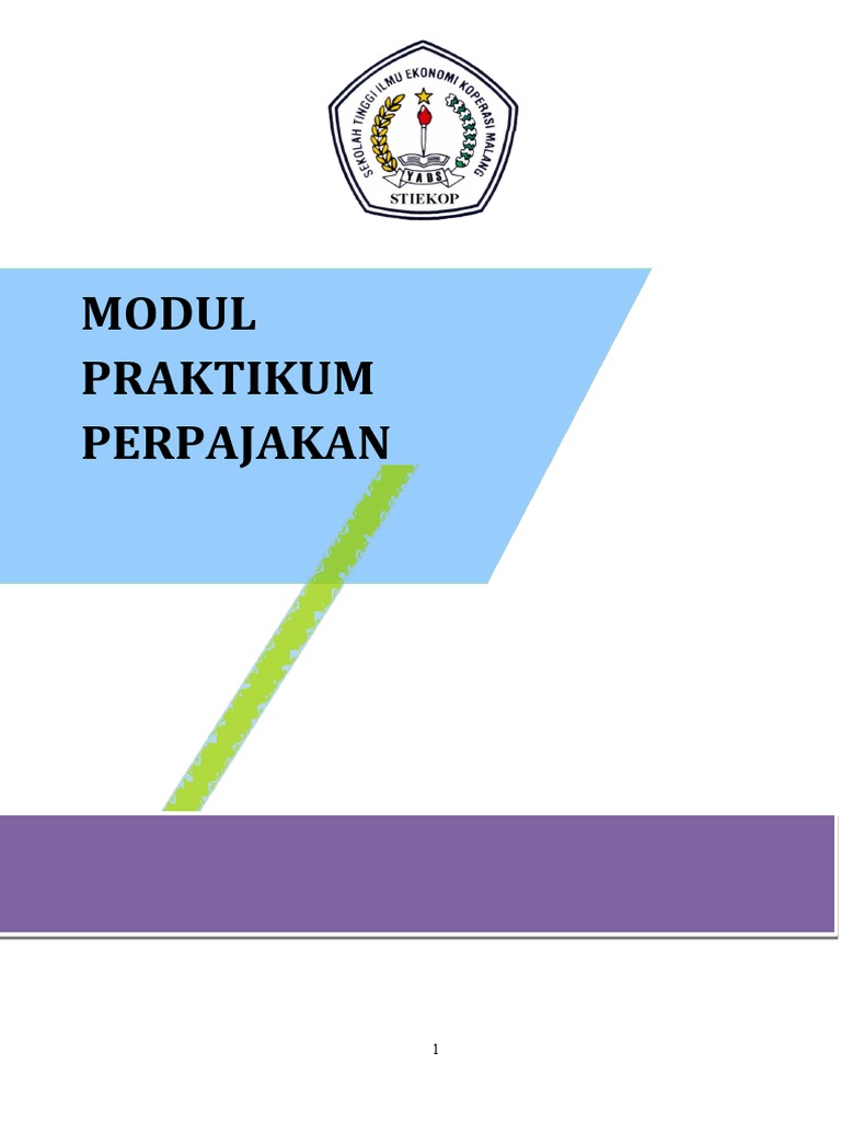 Modul Perpajakan | PDF