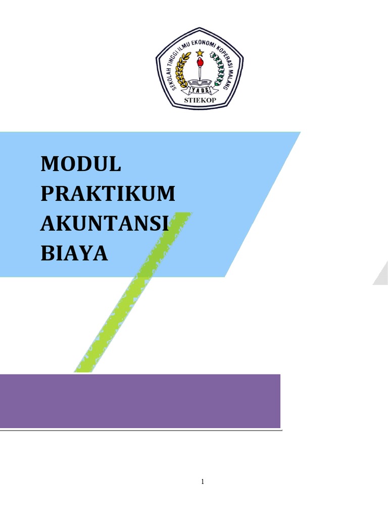 Modul Akuntansi Biaya | PDF