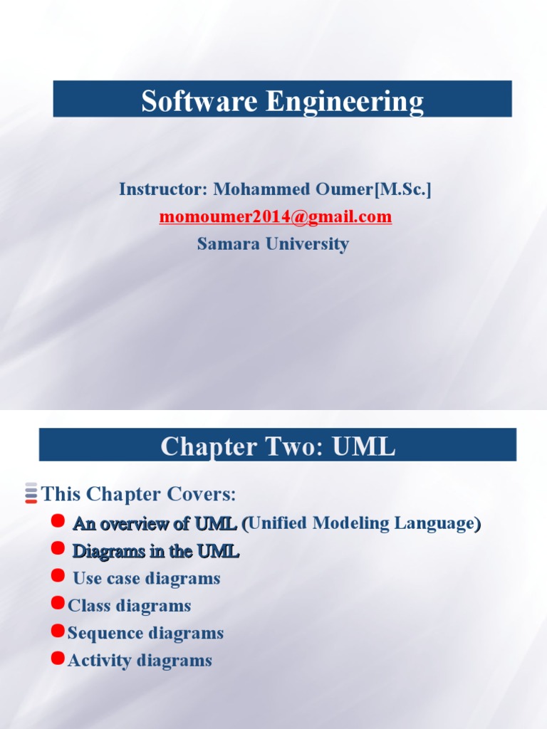Chapter 2 - UML | PDF Chapter 2 - UML | PDF