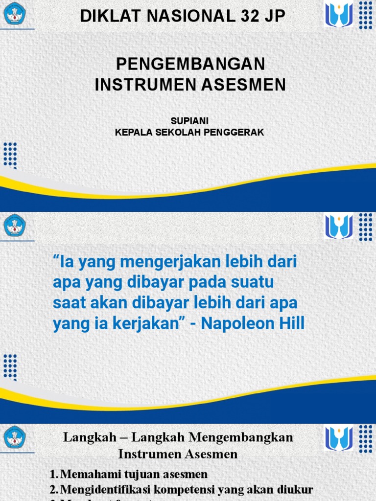 Pengembangan Instrumen Asesmen | PDF