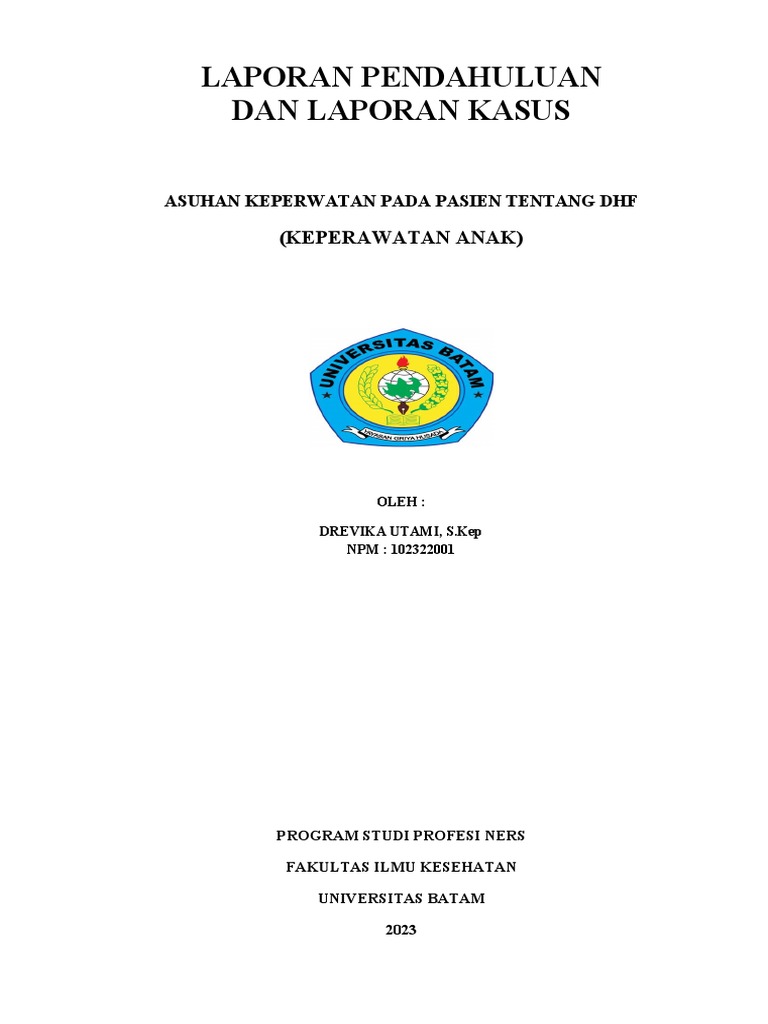 Asuhan Keperawatan pada DHF Anak | PDF | Sains & Matematika