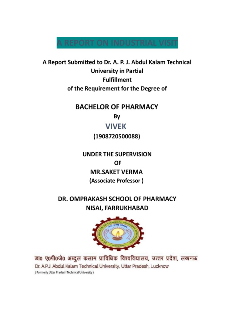Vivek Kushwaha | PDF | Pharmacy | Generic Drug Vivek Kushwaha | PDF | Pharmacy | Generic Drug