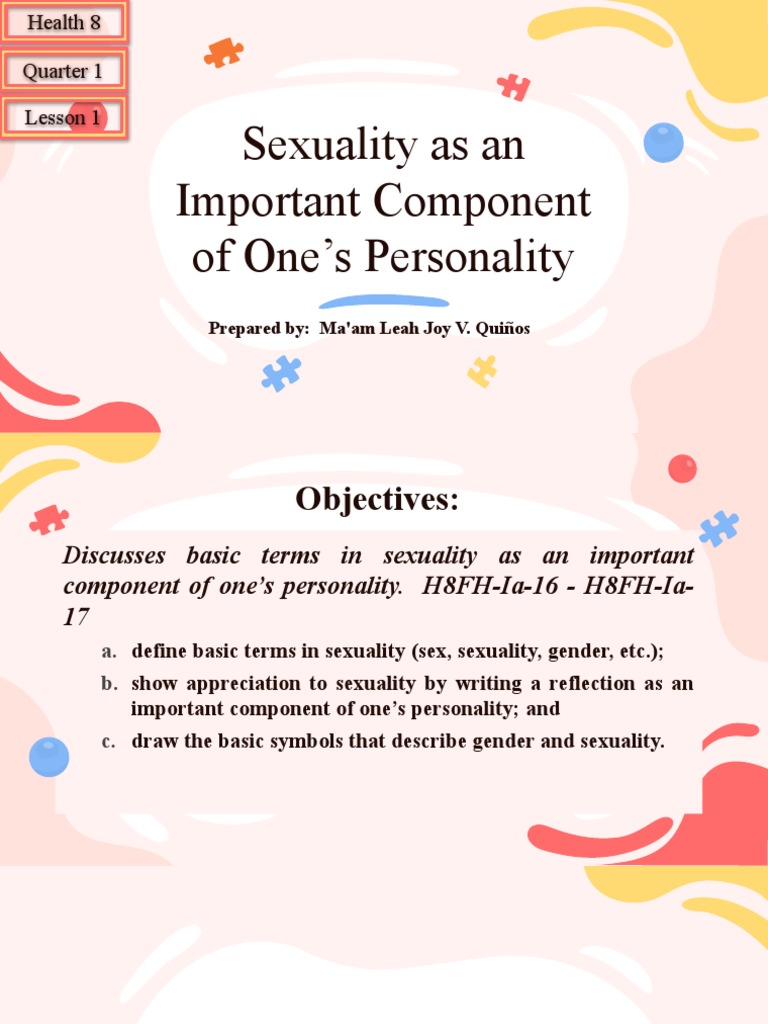 Health - Lesson 1 - Gender and Sexuality | PDF | Gender | Gender Studies