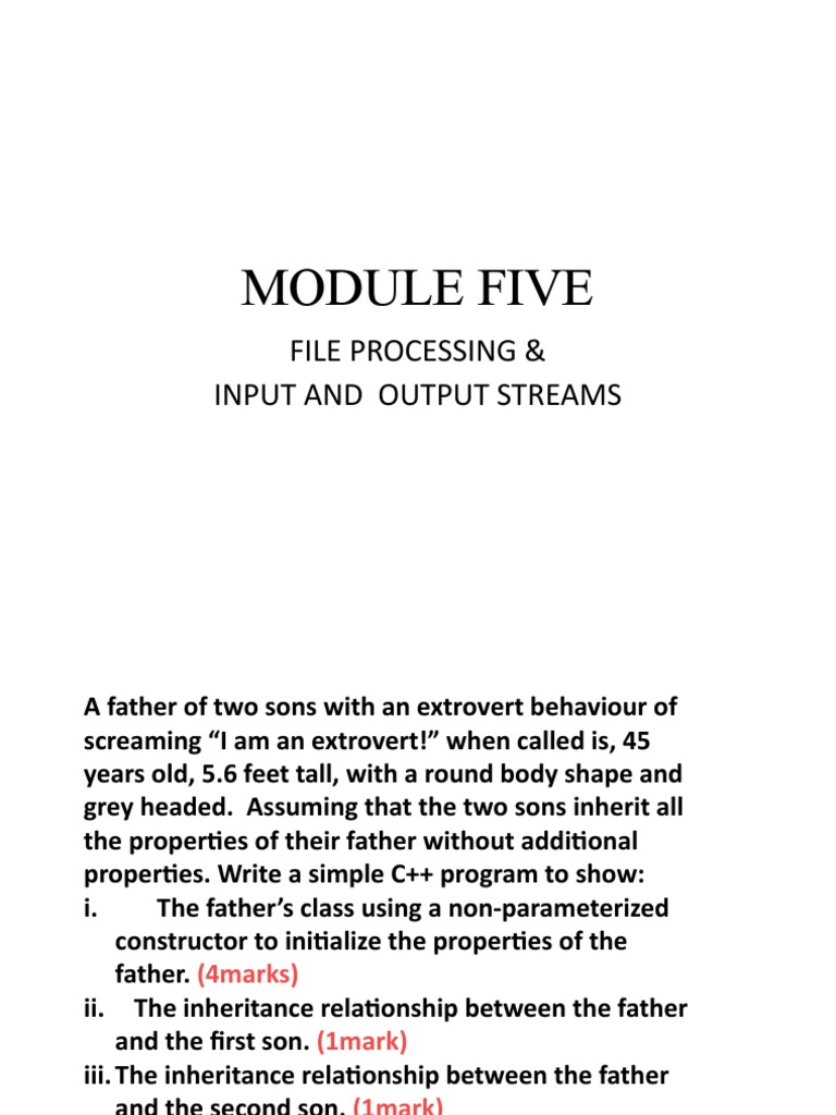 Module Five Pdf Class Computer Programming Parameter Computer