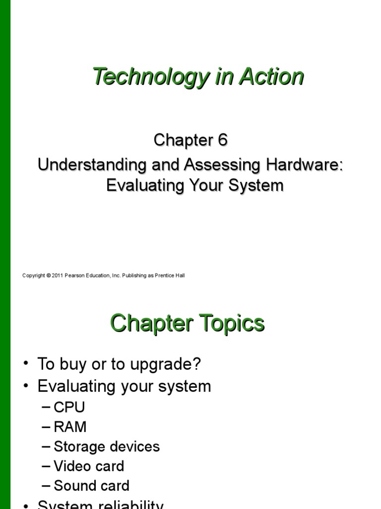 Technology in Action Chapter 6 | PDF | Random Access Memory | Central Processing Unit