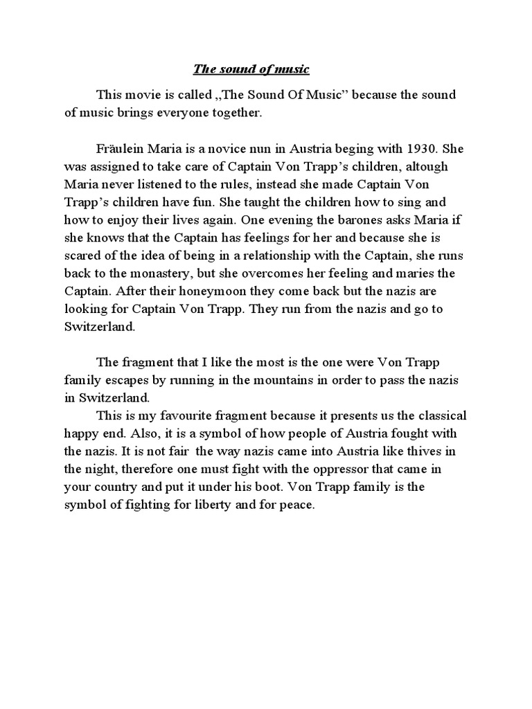 The Sound of Music | PDF