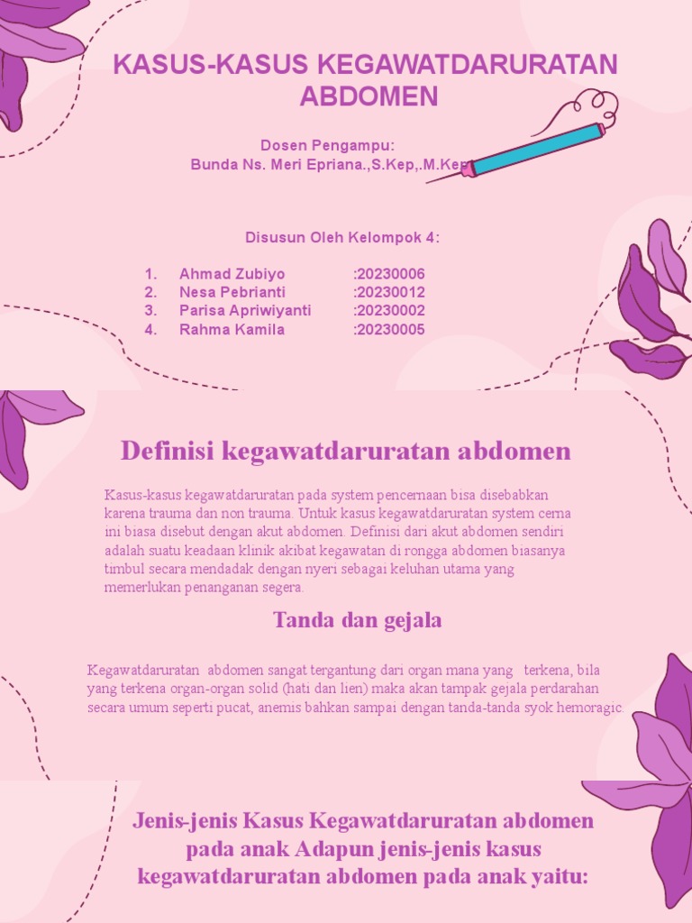 Kelompok 4 KGD Anak | PDF | Pengembangan Diri | Kesehatan Holistik