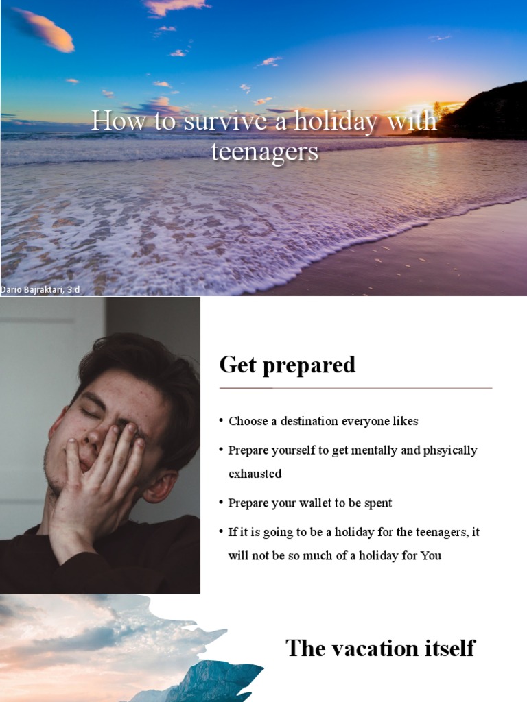 How To Survive A Holiday With Teenagers | PDF