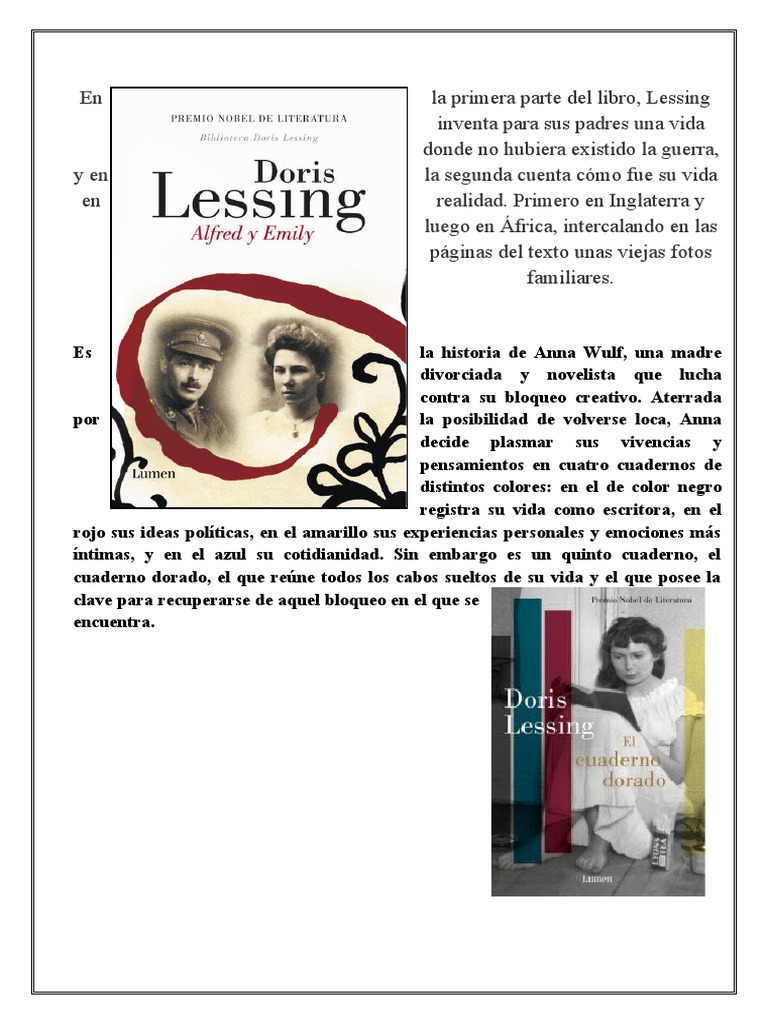 Libros Doris Lessing | PDF