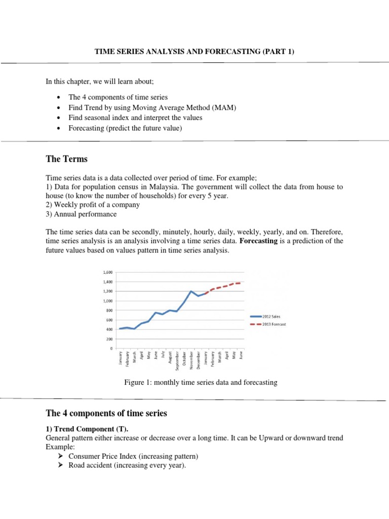 Chapter 4 | PDF | Time Series | Forecasting