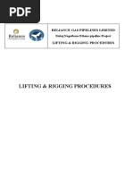 Lifting & Rigging Procedure For Piping | PDF | Elevator | Crane (Machine)