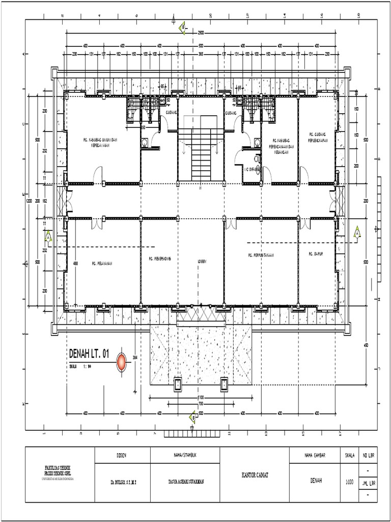 Denah Lt. 01: Shaft Shaft | PDF