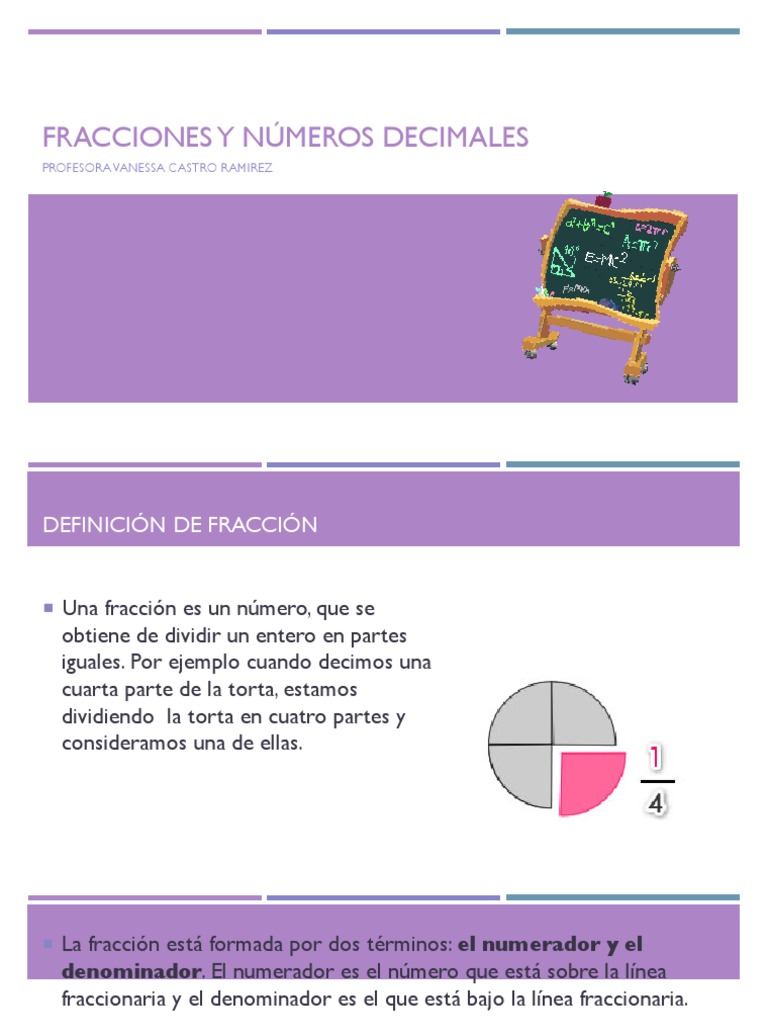 Fracciones y Numeros Decimales | PDF