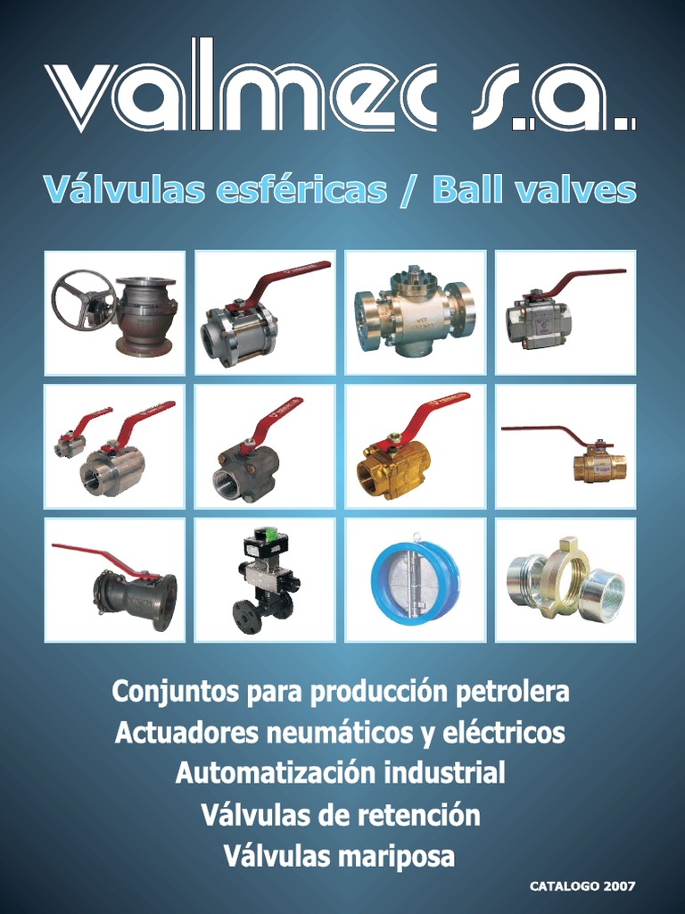 Catálogo de Válvulas Valmec | PDF
