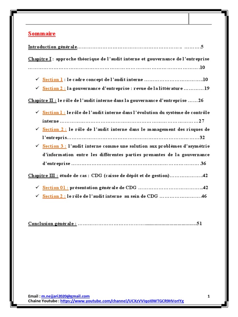 La Pratique de L'audit Interne Au Sein Des Entreprises | PDF