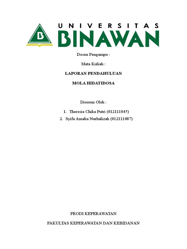 Diagnosa Mola Hidatidosa dengan USG | PDF