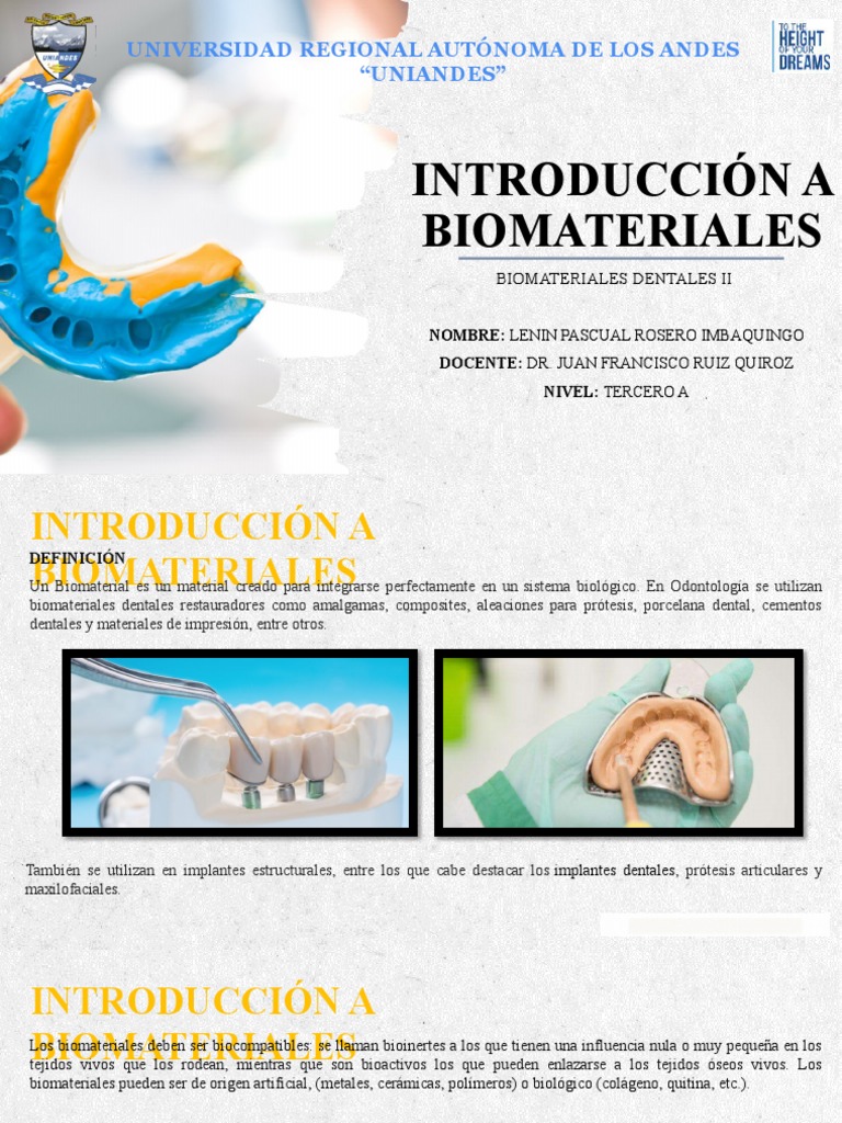 Introducción a Biomateriales Capitulo 1.1 | PDF | Biomaterial ...