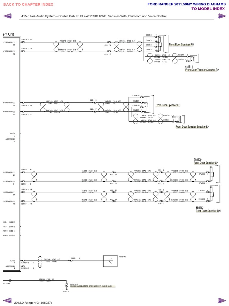 Ford Ranger Wiring Diagrams260 | PDF | Automotive Technologies | Transport