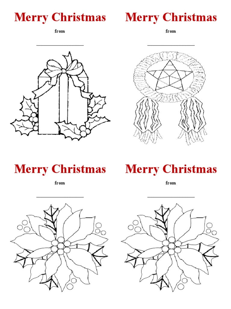 Christmas Coloring Worksheets | PDF
