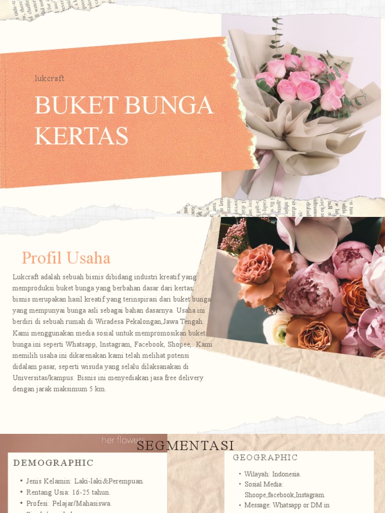 Buket Bunga Kertas untuk Pelajar | PDF | Ilmu Sosial
