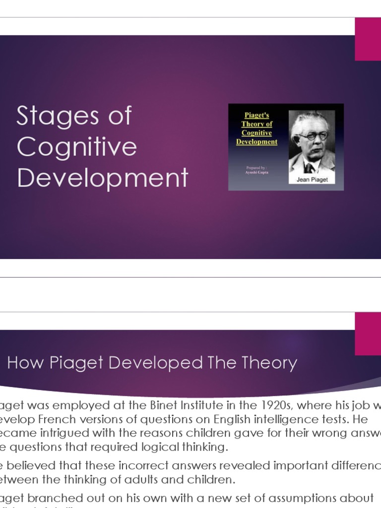 Cognitive Development | PDF