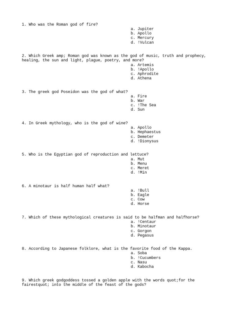 SOC304 Worksheet 10 | PDF | Apollo | Greek Mythology