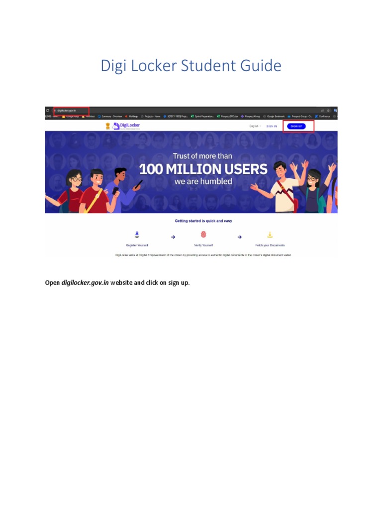 Digi Locker Student Guide | PDF