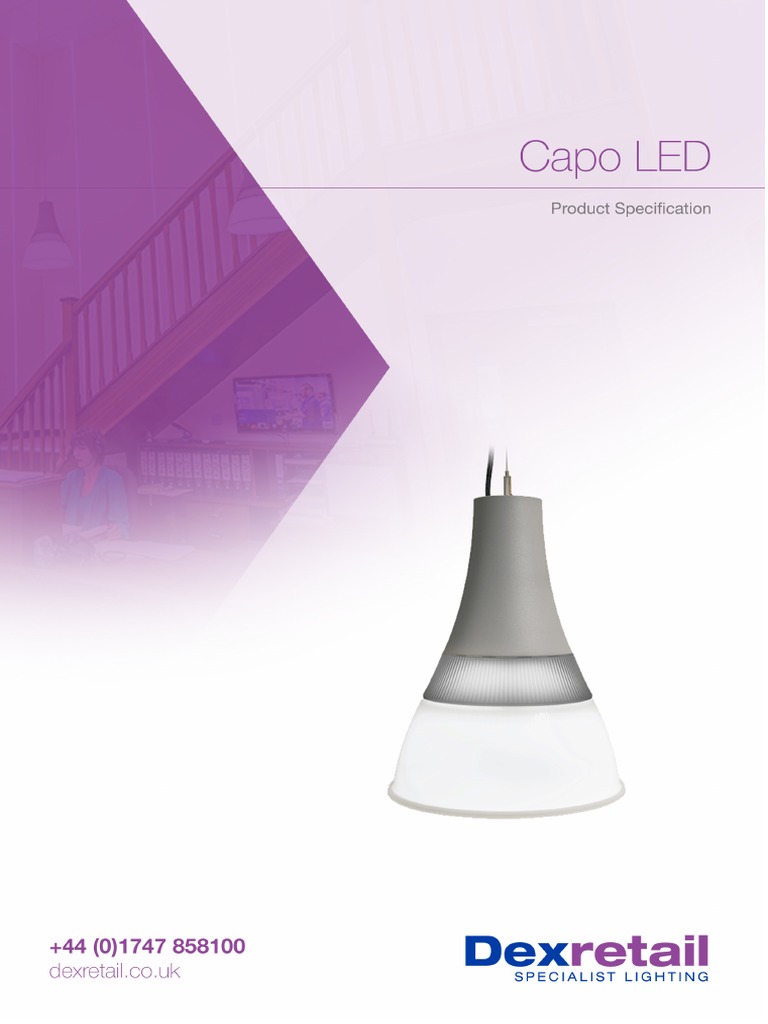 Dexretail-Capo-LED Colour | PDF | Lighting | Manufactured Goods