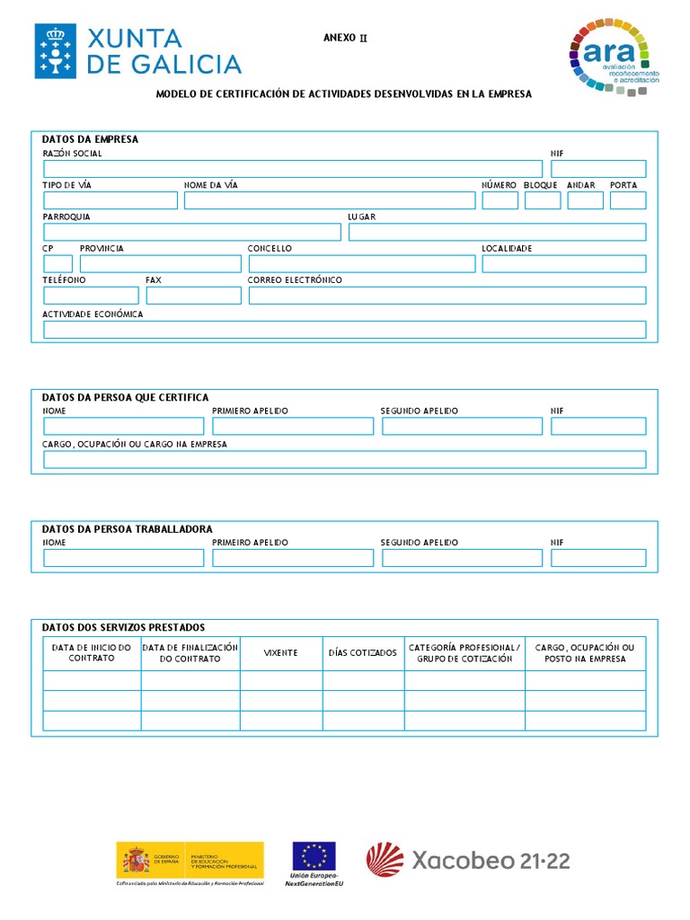 Anexo II Acreditacion | PDF