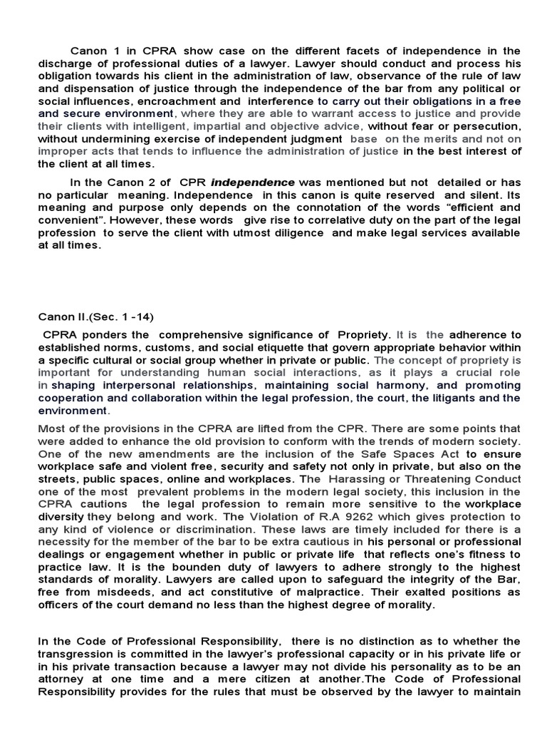 Comparative Analysis CPR | PDF | Lawyer | Discovery (Law)