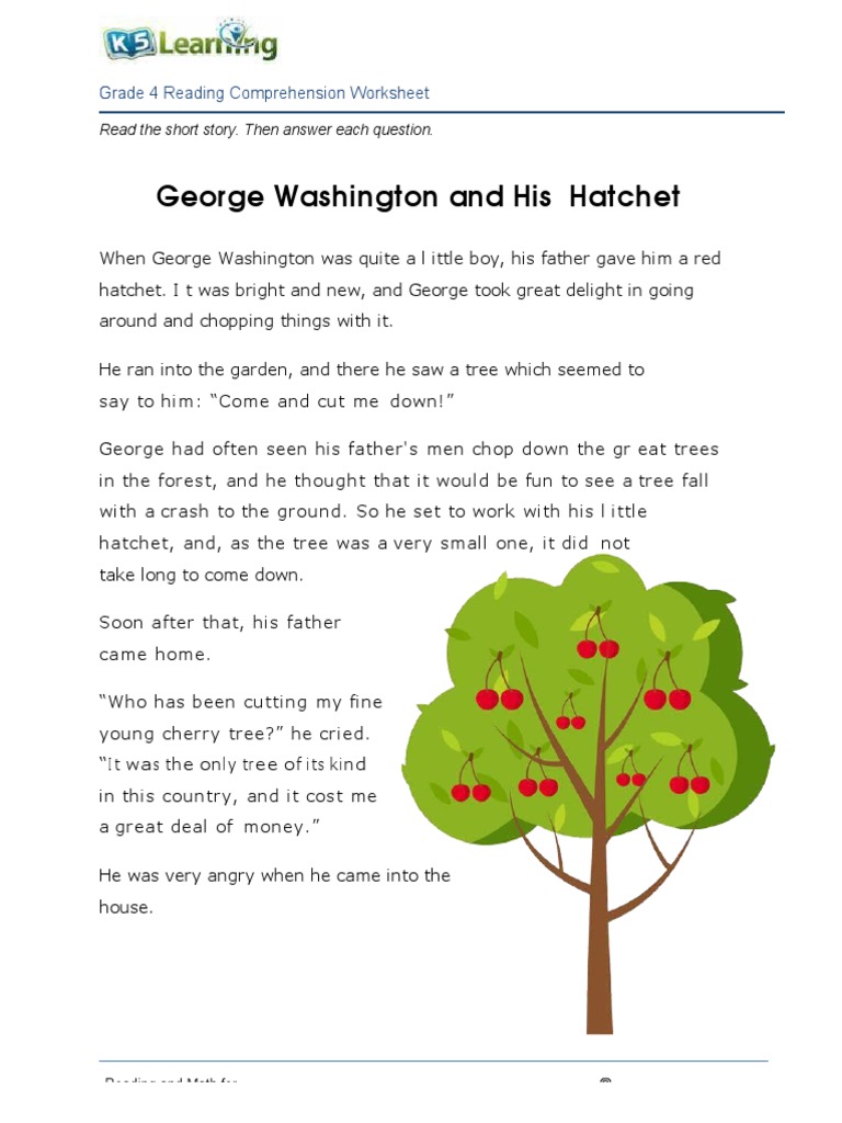 4th Grade 4 Reading Washington | PDF