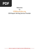 Sample CDR For Civil Engineering, ReviewMyCDR | PDF | Project ...